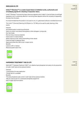 Unitor Chemicals in Stock at Kakinada (1) (2) (1) (2).pdf | Home ...