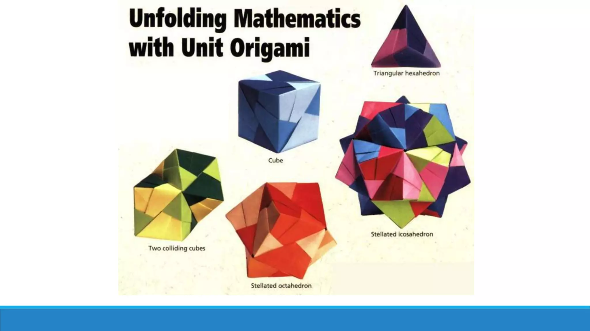 Unit Origami (Beauty of Three Dimensional Polyhedra Workshop) | PPT