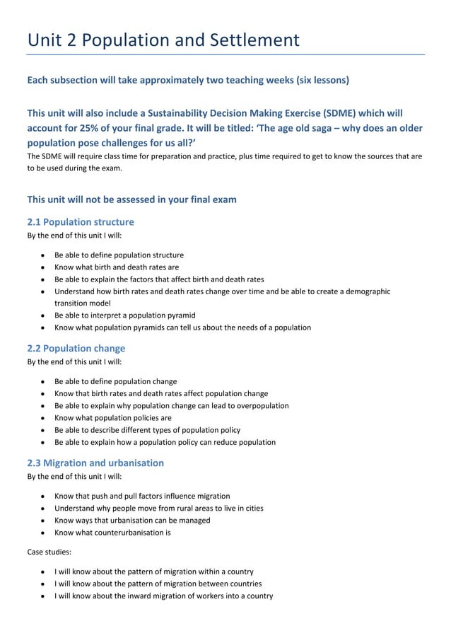 GCSE Geography OCR B | PDF