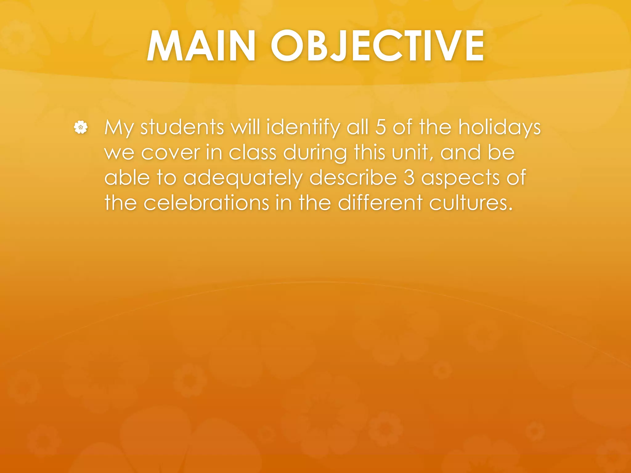 Unit Plan CI 350 | PPTX | National & Civic Holidays | Holidays