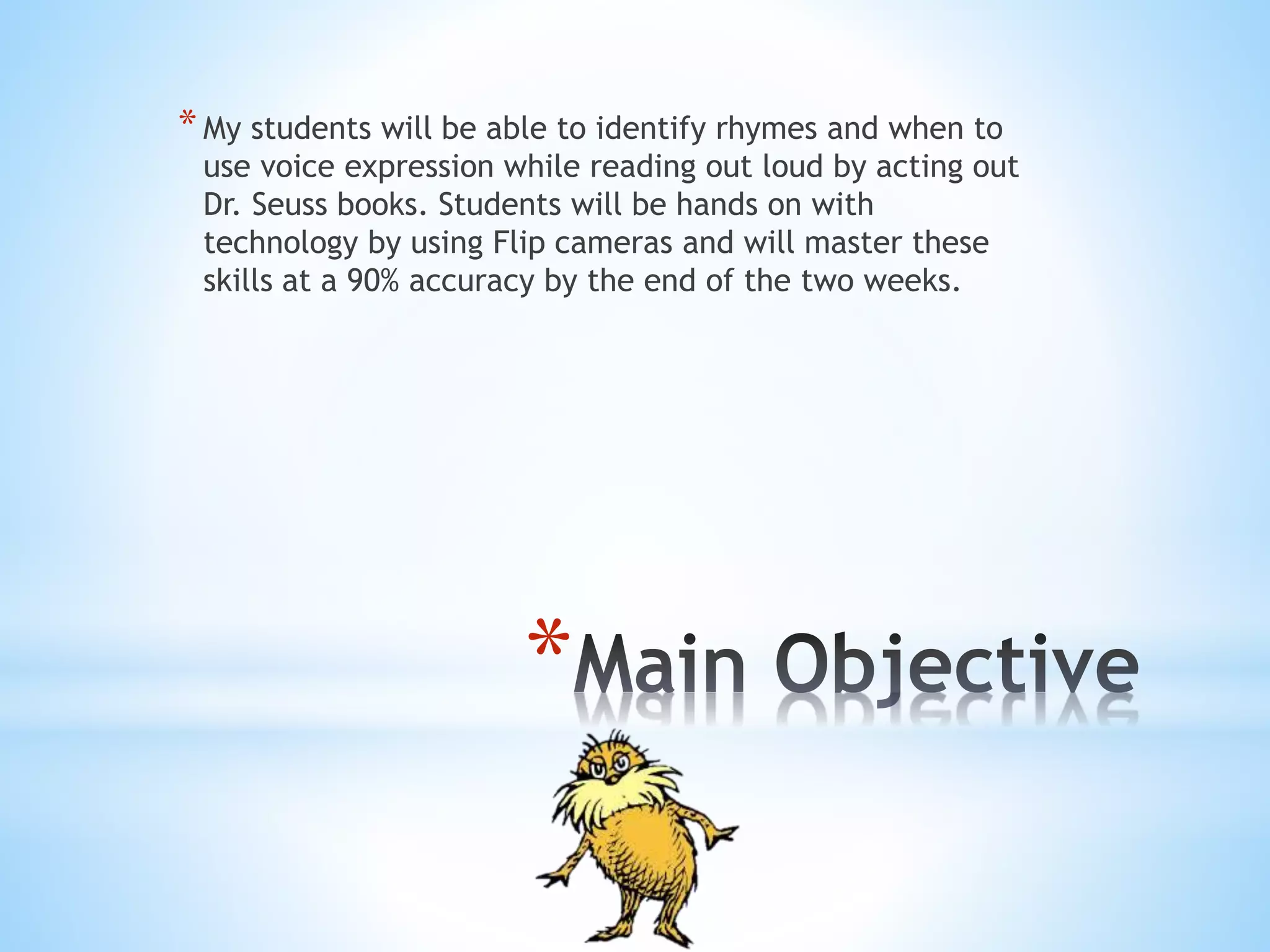 Unit plan on Dr. Seuss | PPT