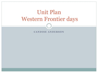 Unit Plan | PPTX