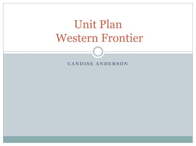 Final Unit plan | PPTX