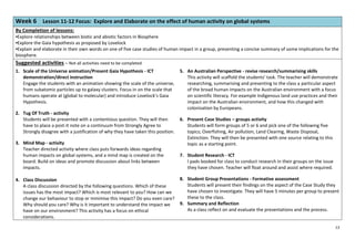 Unit Plan - Year 10 - Big Ideas of Science | DOCX