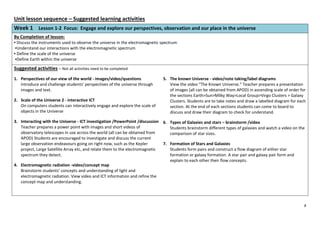 Unit Plan - Year 10 - Big Ideas of Science | DOCX
