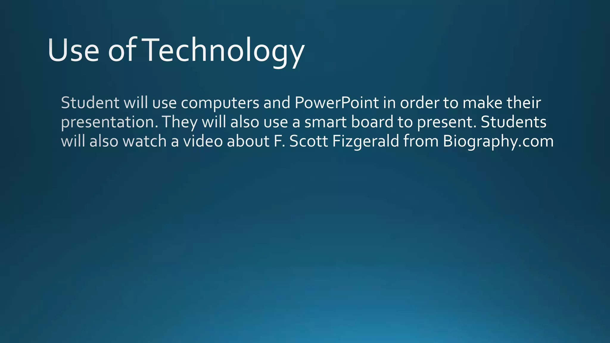 F. Scott Fitzgerald Unit Plan | PPTX