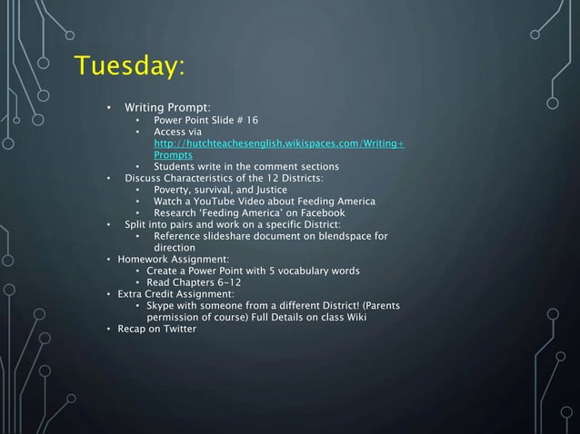 Unit Plan Hunger Games | PPT