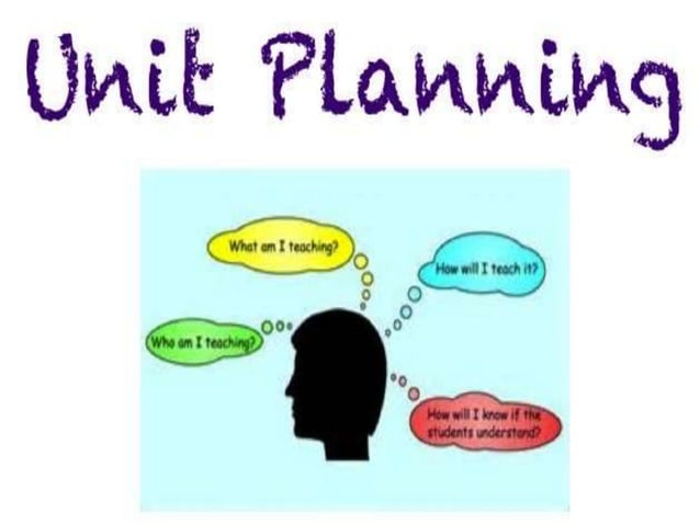 Unit planning and unit test | PPTX | Educational Assessment | Education