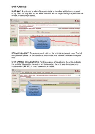 Unit planning unit naming convention | PDF