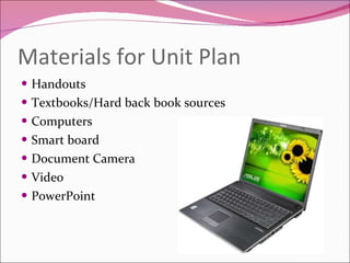 Unit plan powerpoint[1] | PPT