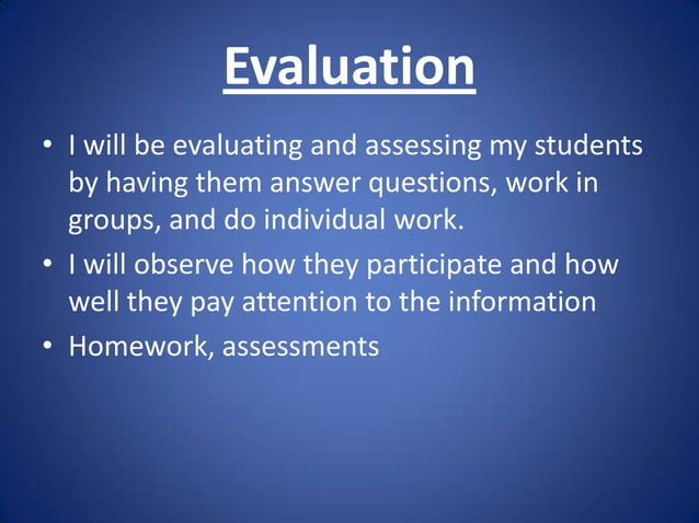 Unit Plan Powerpoint Presentation | PPT