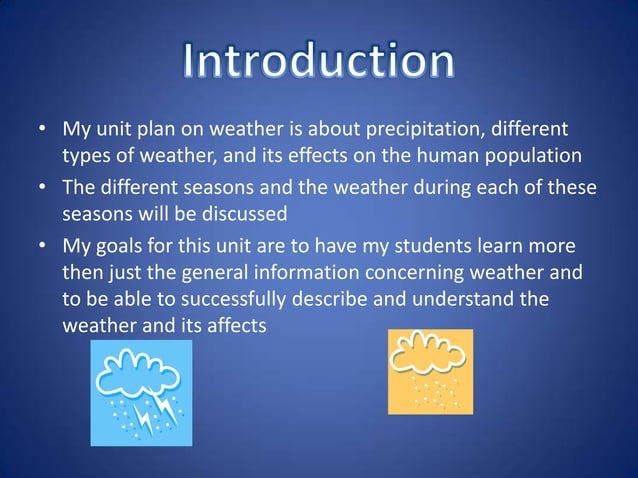 Unit Plan Powerpoint Presentation | PPT