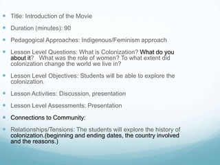 Transformative Unit plan presentation | PPTX | Education