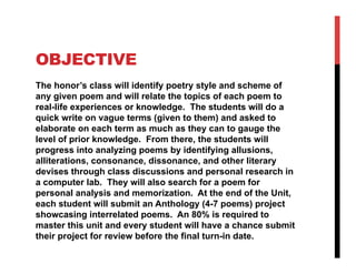 Unit plan presentation | PPT