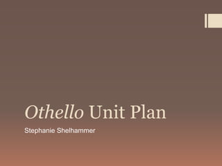 Unit plan | PPT
