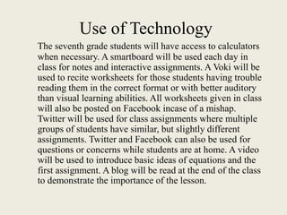 Unit plan revised | PPTX | Homework and Study | Education