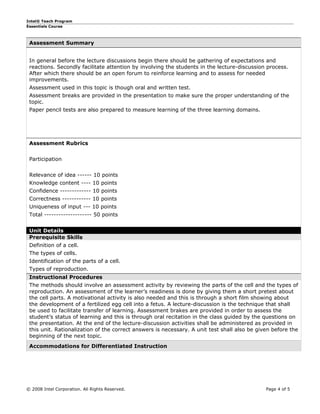 Unit plan template | DOC