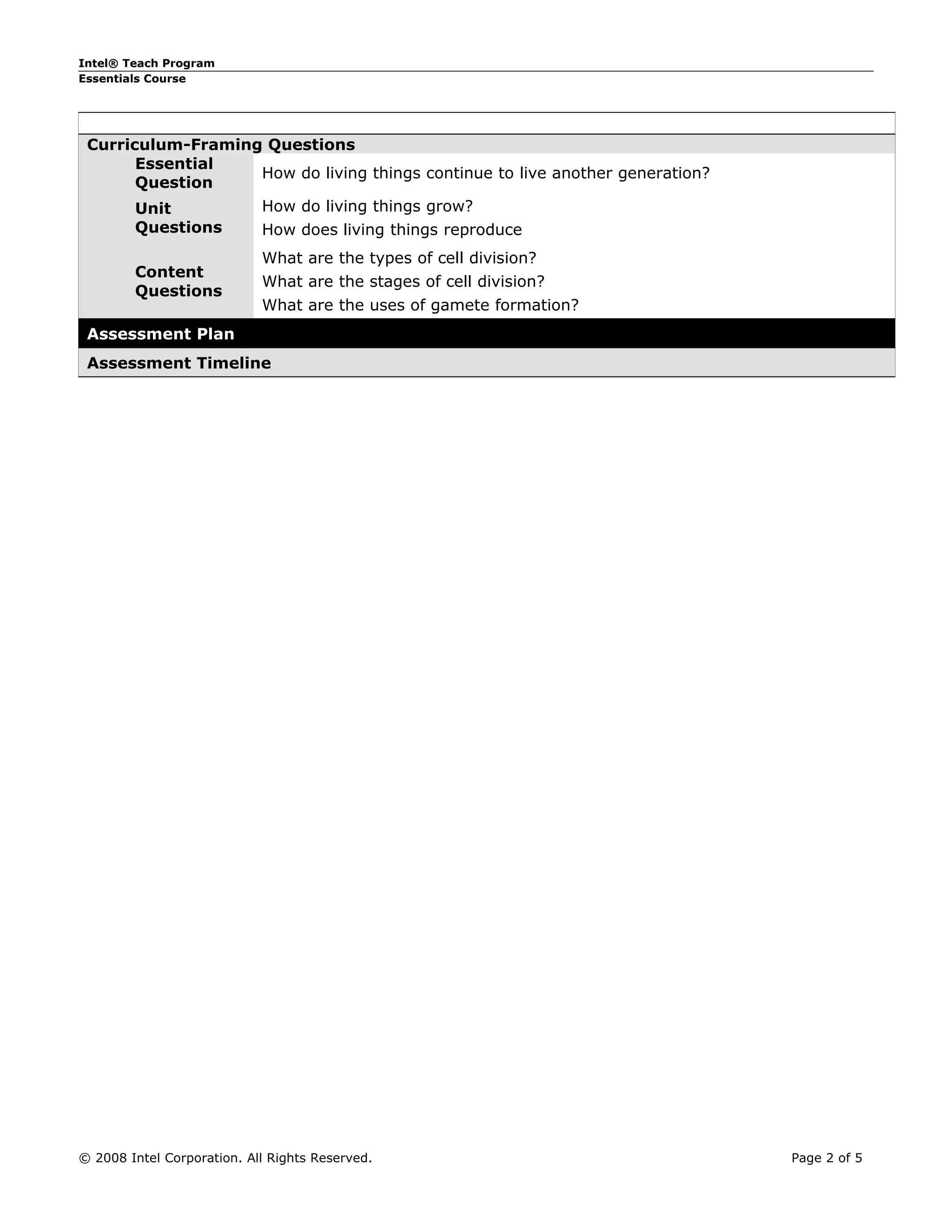 Unit plan template | DOC