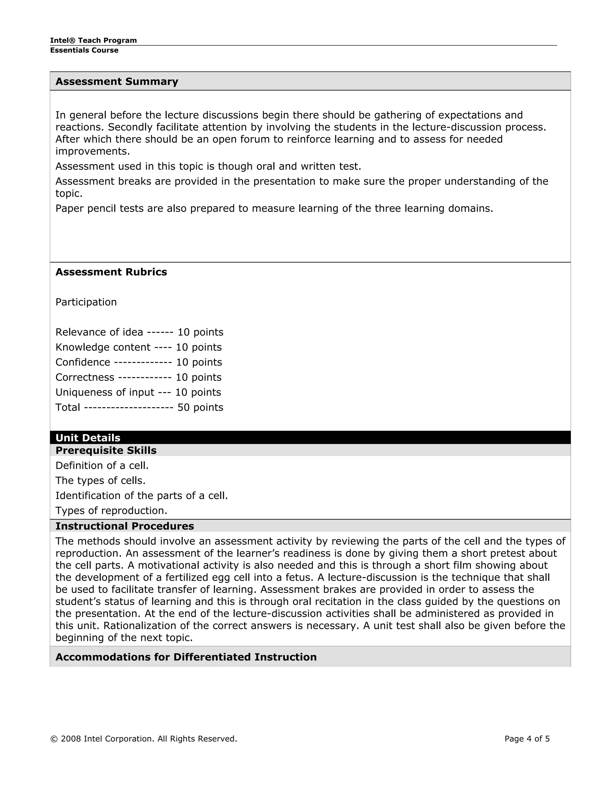 Unit plan template | DOC