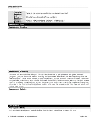 Unit plan template | PDF