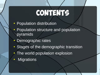 Population Geography | PPT