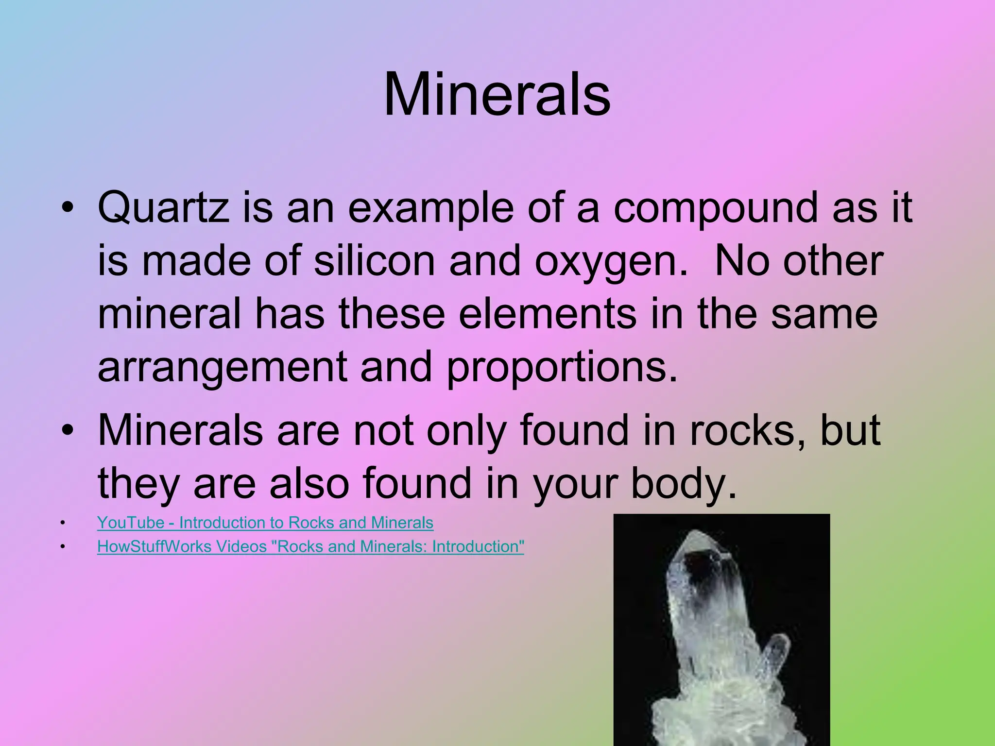 Planet Earth- Rock formation, weathering of rocks and other factors ...