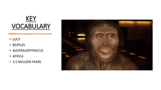 UNIT PREHISTORY QUESTIONS AND VOCABULARY | PPT