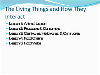 3rd Grade Science Unit | PPT