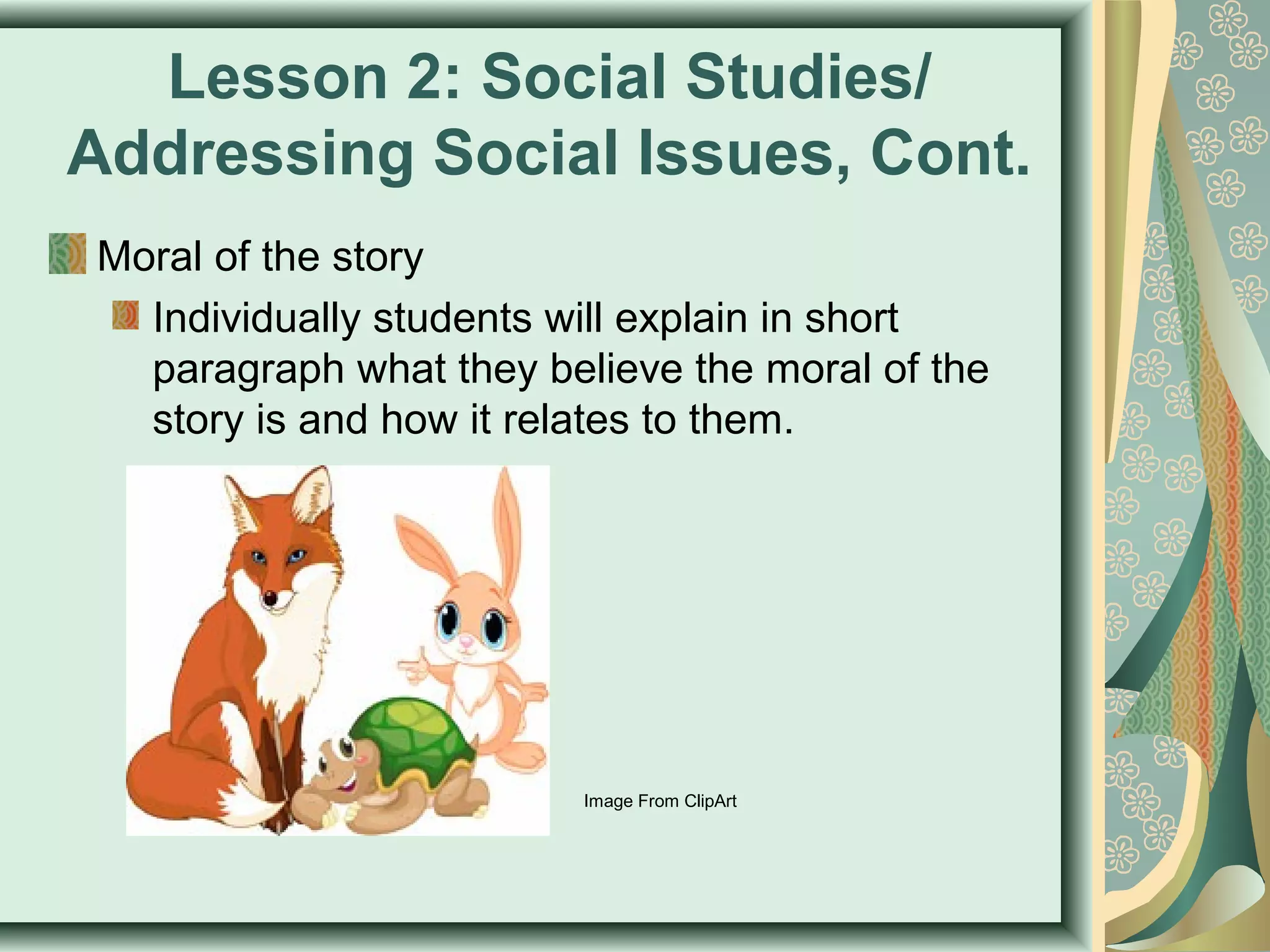 Integrated Unit of Study: Aesop's Fables | PPT