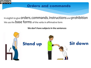Unit presentation iii orders and commands | PPTX