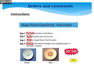 Unit presentation iii orders and commands | PPTX