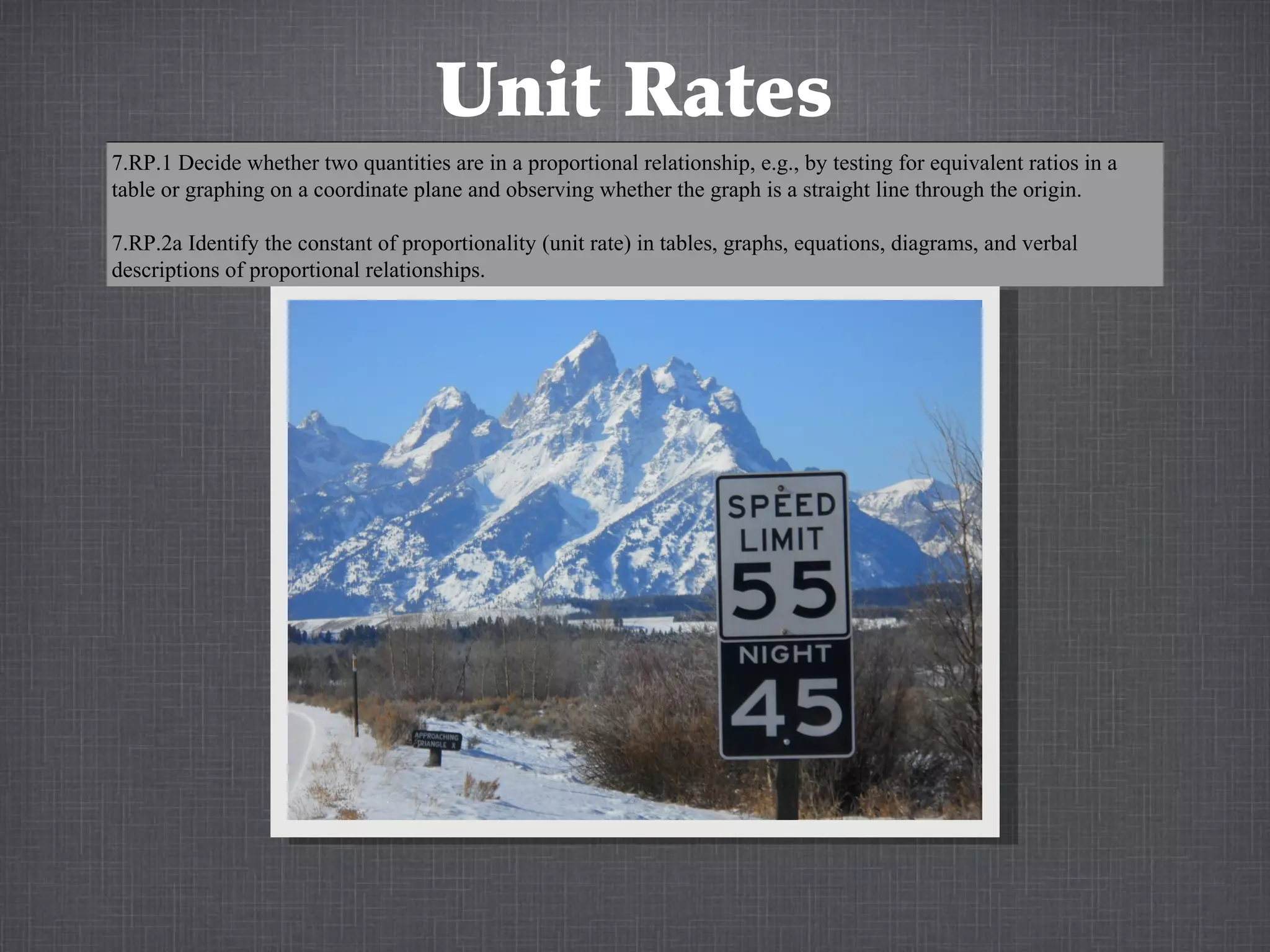 Unit rate from convenience store | PPT