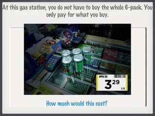 Unit rate from convenience store | PPT