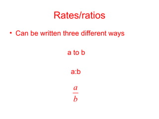 Unit Rates and RatiosUnit Rates and Ratios.pptUnit Rates and Ratios.ppt