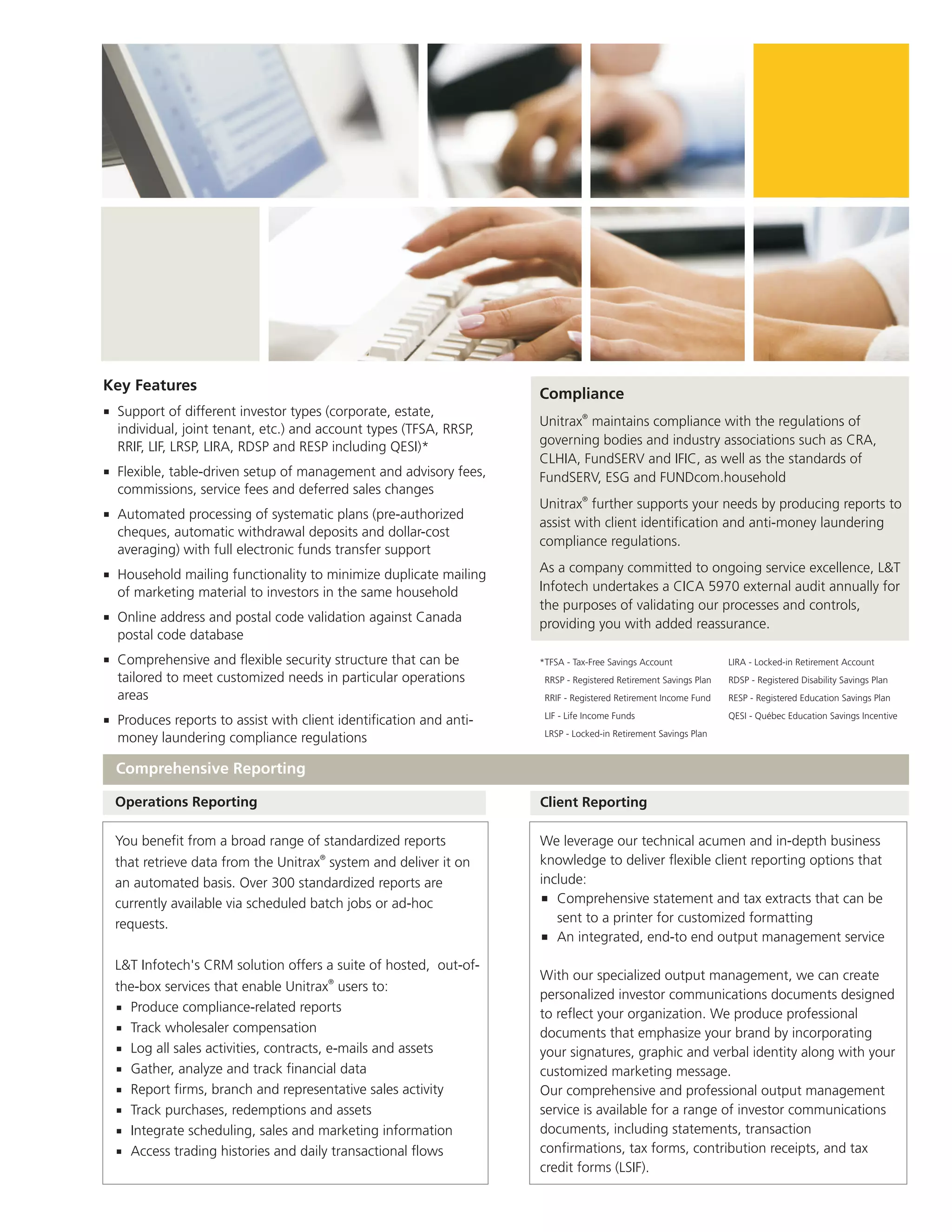 Unitrax® Brochure | PDF