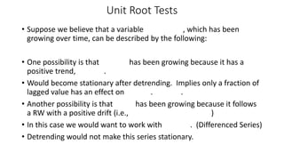 Unit Roots and Unit Root Tests eononomatrix.pptx