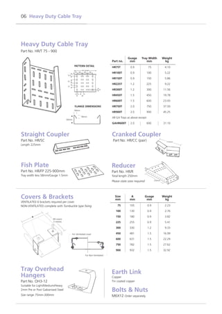 Unitrunk Cable Tray Light Medium Heavy Duty | PDF