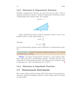 Notes of Units, Dimensions & Errors for IIT JEE by Arun Umrao | PDF