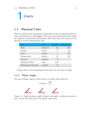 Notes of Units, Dimensions & Errors for IIT JEE by Arun Umrao | PDF