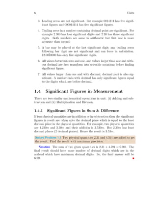 Notes of Units, Dimensions & Errors for IIT JEE by Arun Umrao | PDF