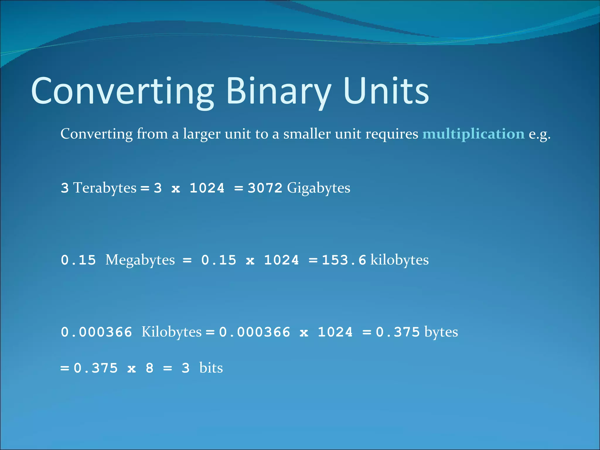 Binary Units | PPT