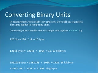 Binary Units | PPT