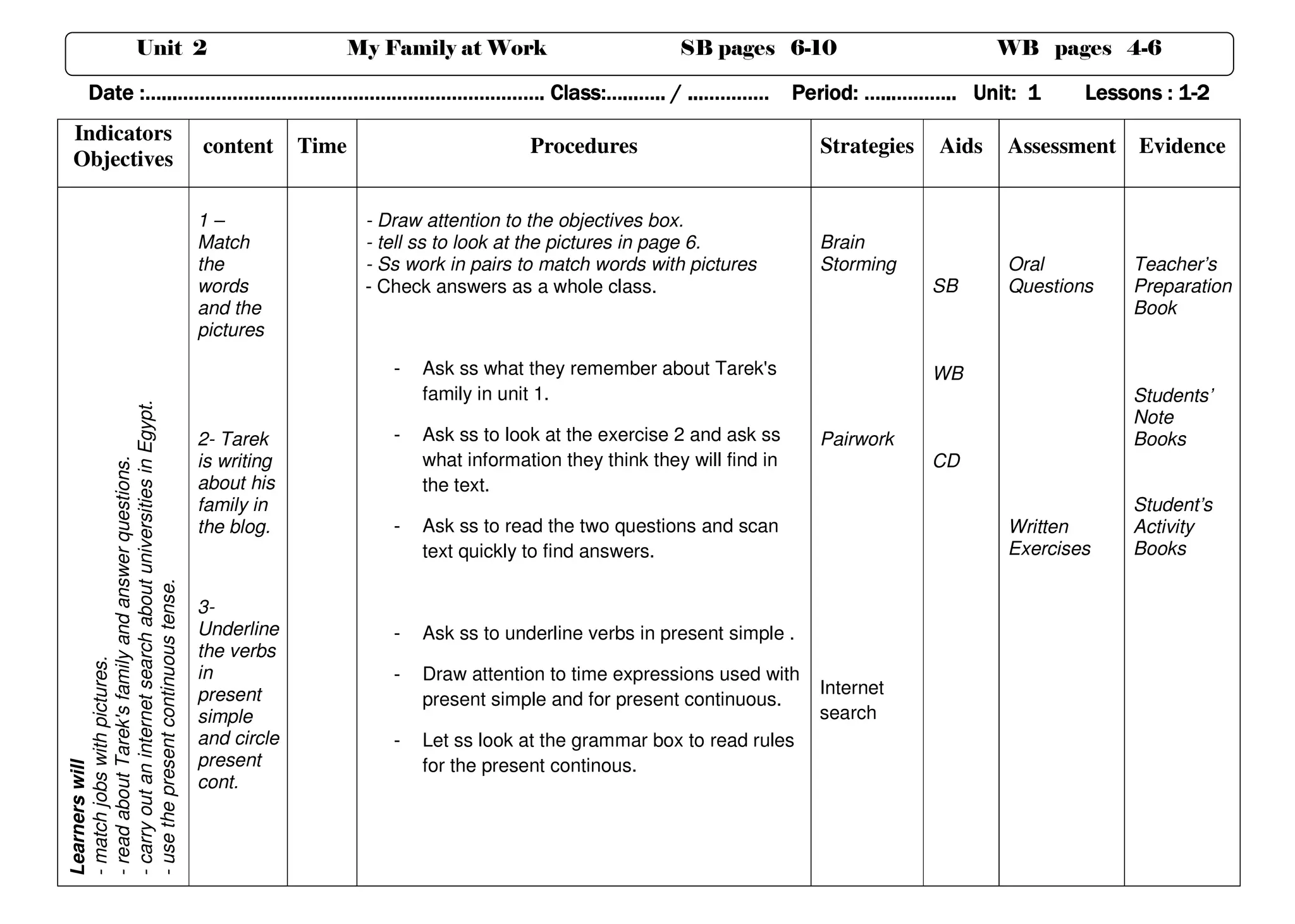 Units 1 2 - 3 + chapter 1 preparation notes - new hello 1 | PDF