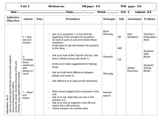 Units 1 2 - 3 + chapter 1 preparation notes - new hello 1 | PDF