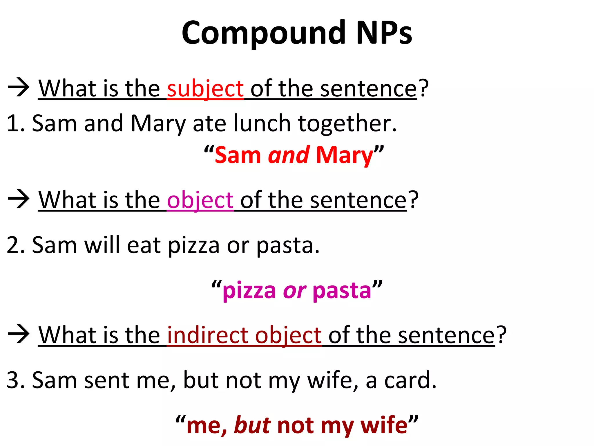 compounds and complex sentences and conclusions | PPT | Education