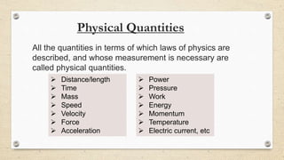 Units and measurement | PPTX