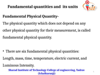 Units and measurements includes definition and fundamental quantities.pptx