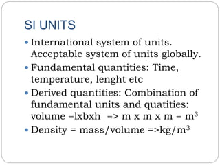 Unitsandmeasurements | PPTX