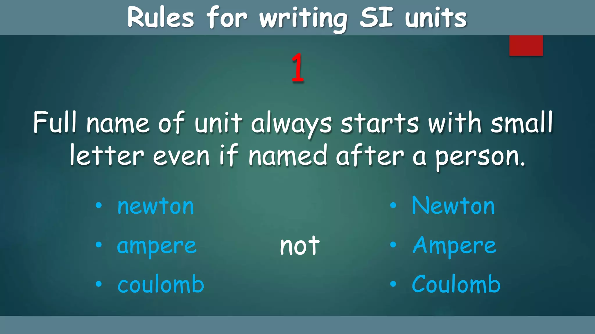 Units and measurements - Basic SI units | PPTX