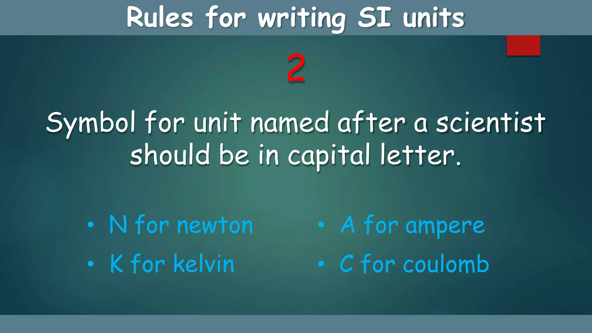Units and measurements - Basic SI units | PPTX